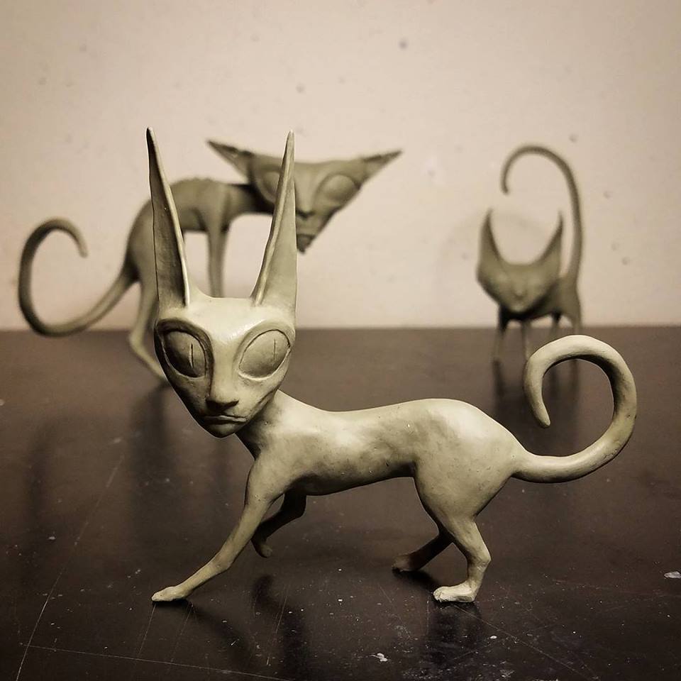 Tarrie Cats Figurines Update! - www.CliveBarkerCast.com