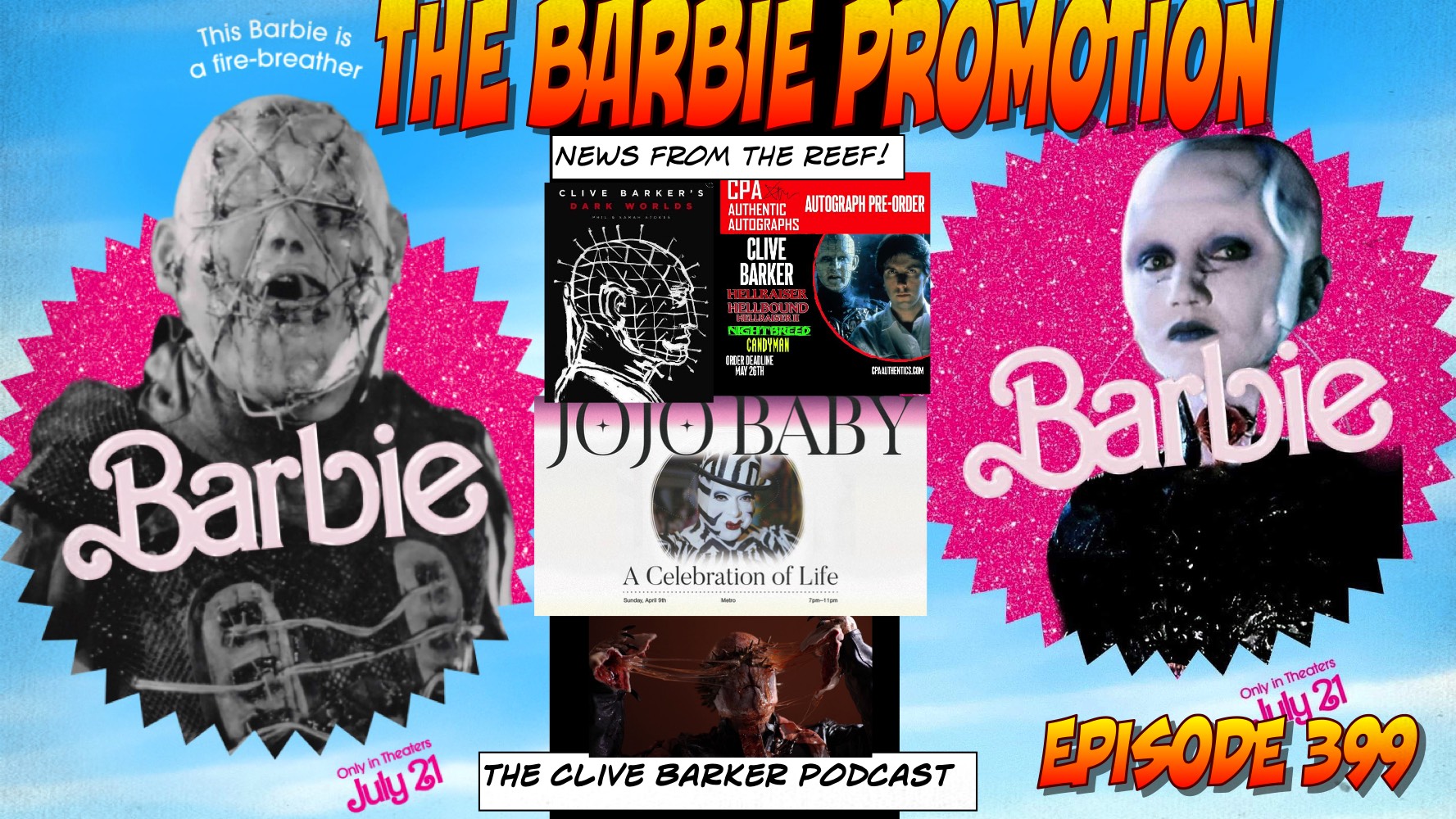 399 : The Barbie Promotion | www.CliveBarkerCast.com