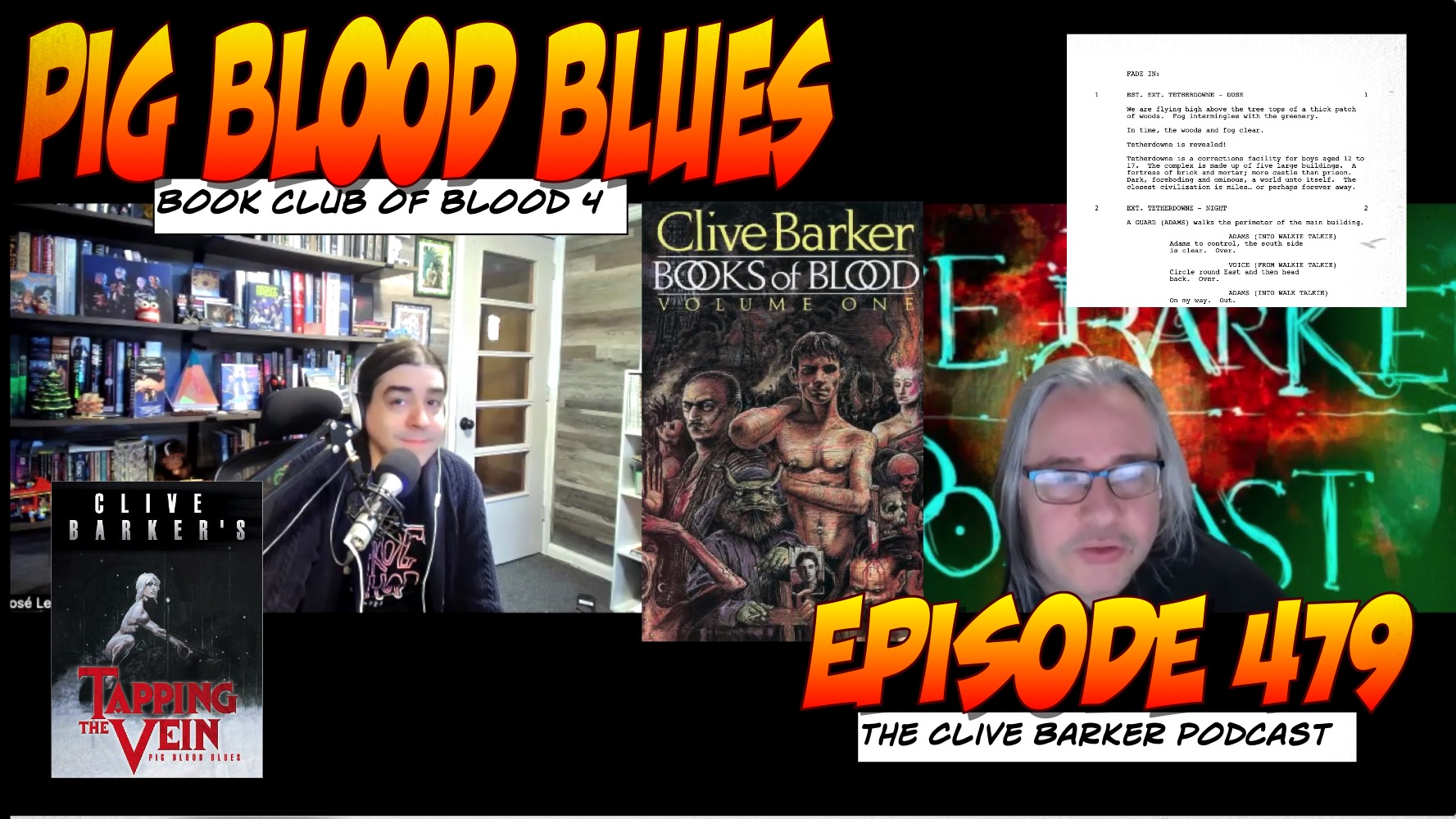 479 : Book Club of Blood – Pig Blood Blues | www.CliveBarkerCast.com
